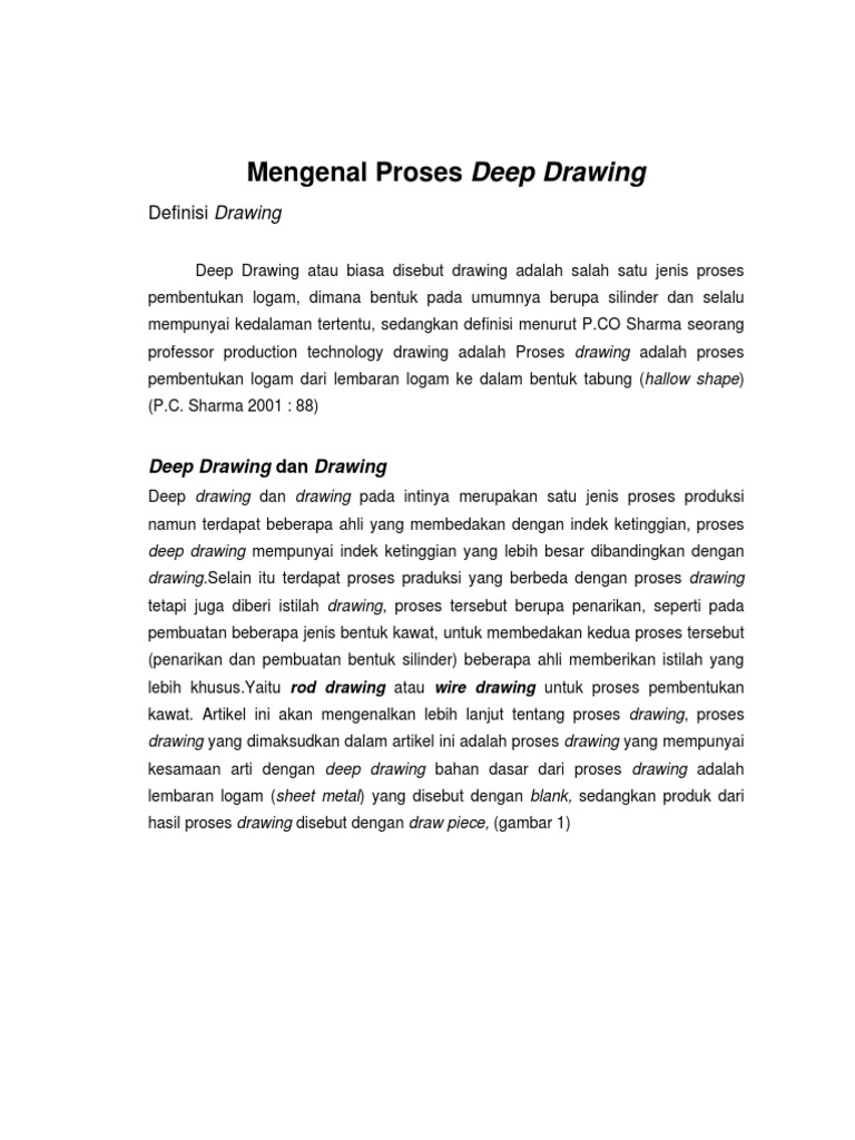 Deep Drawing | PDF