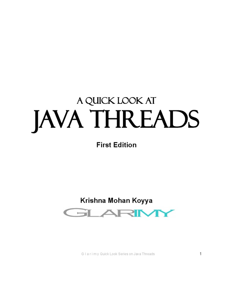Java Threads Life Cycle Pdf Thread Computing Method Computer Programming