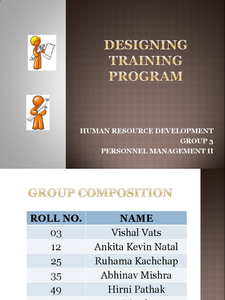 Designing Training Program | PDF | Educational Technology | Learning