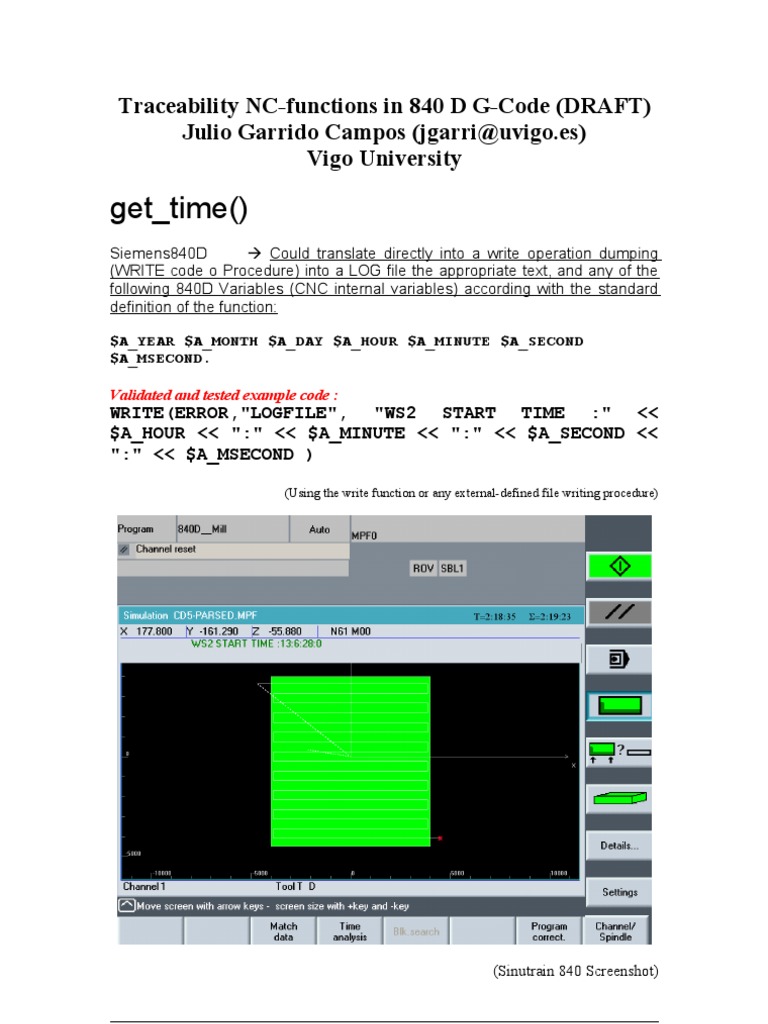 840d and NCFunctions | PDF | Cartesian Coordinate System | Machining