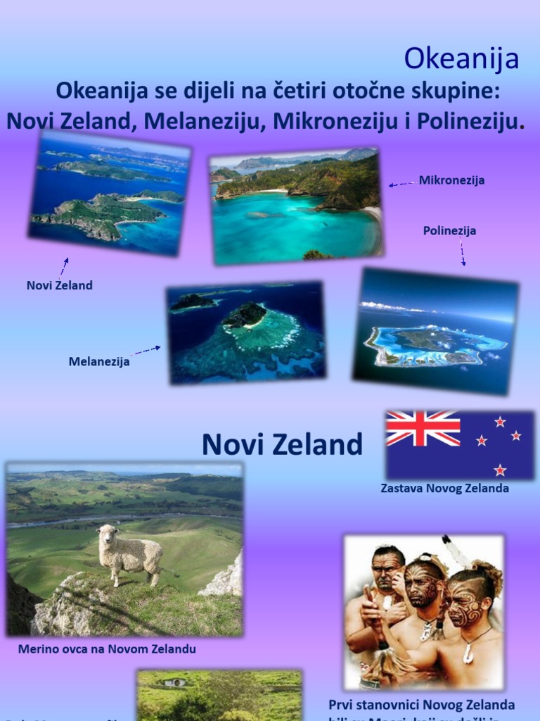 Prezentacija Okeanija | PDF