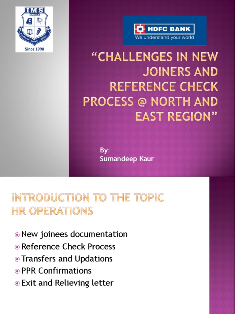 Recruitment Process of HDFC Bank | PDF | Banks | Salary