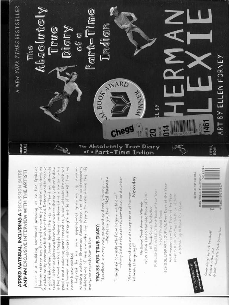 The Absolutely True Diary of A Part-Time Indian. | PDF