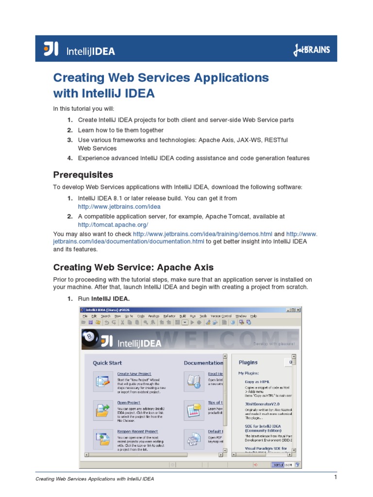 Web Services With IntelliJ IDEA | PDF | Representational State Transfer ...