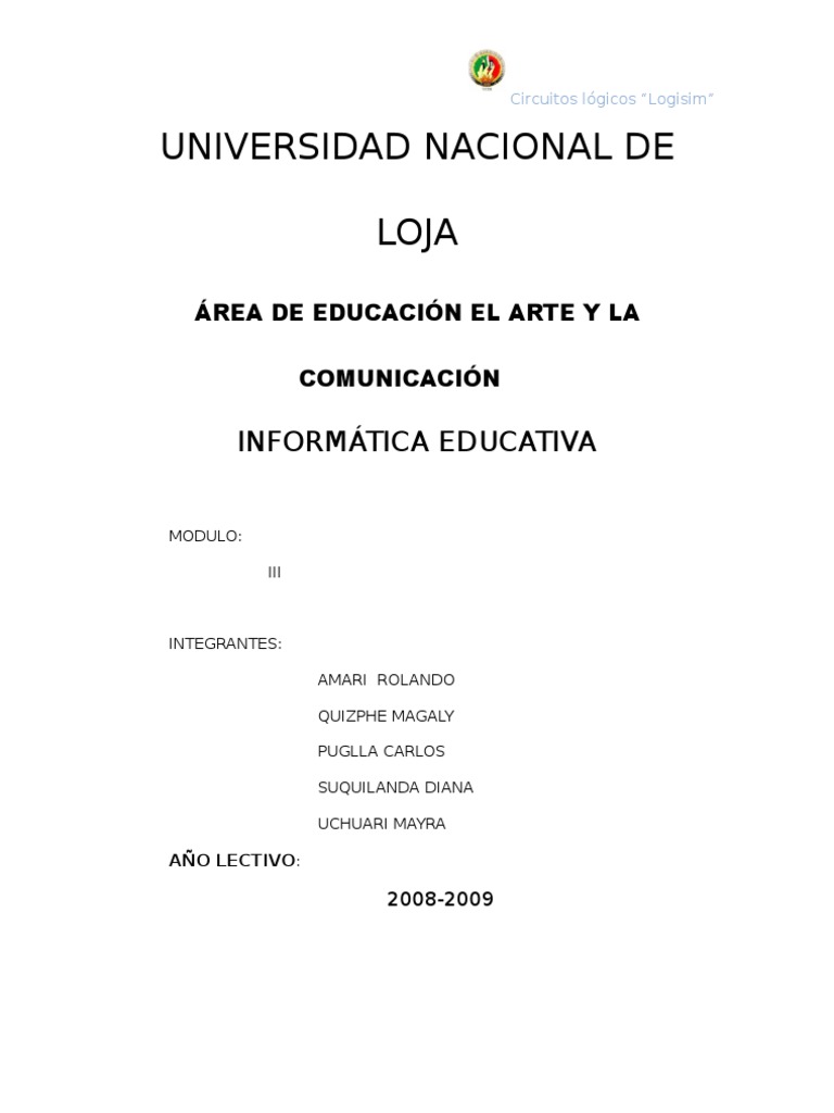 Informe Final Modulo | PDF | Java (lenguaje de programación) | Red mundial