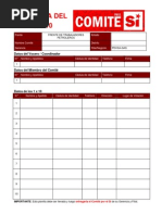 Formato para Firmas de Acreditación de Convocatoria en La PROSOC | PDF