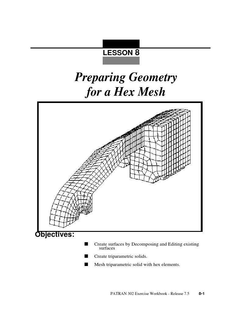 Patran Hex Mesh | Finite Element Method | Group (Mathematics)