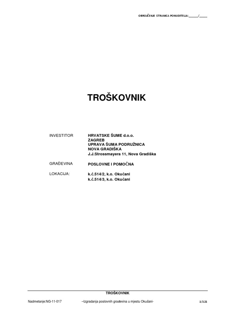 Troskovi | PDF