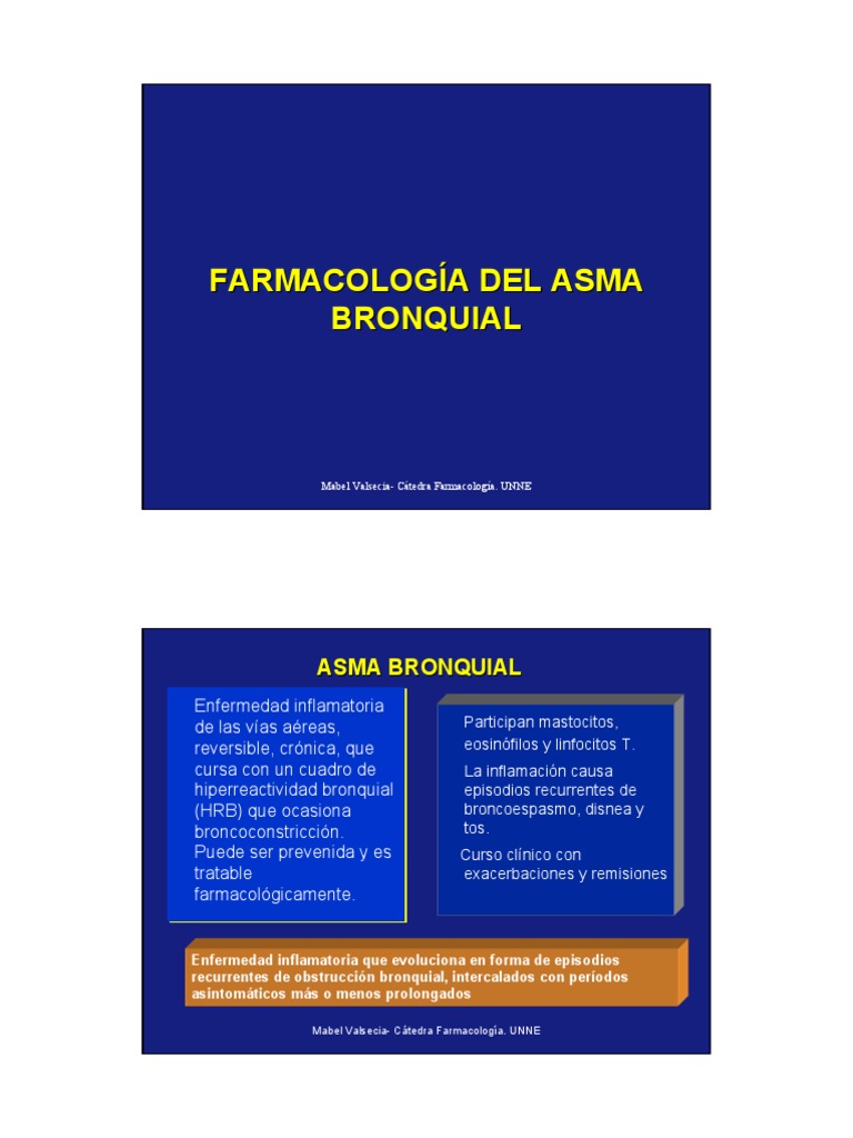 Farmacología Del Asma | PDF