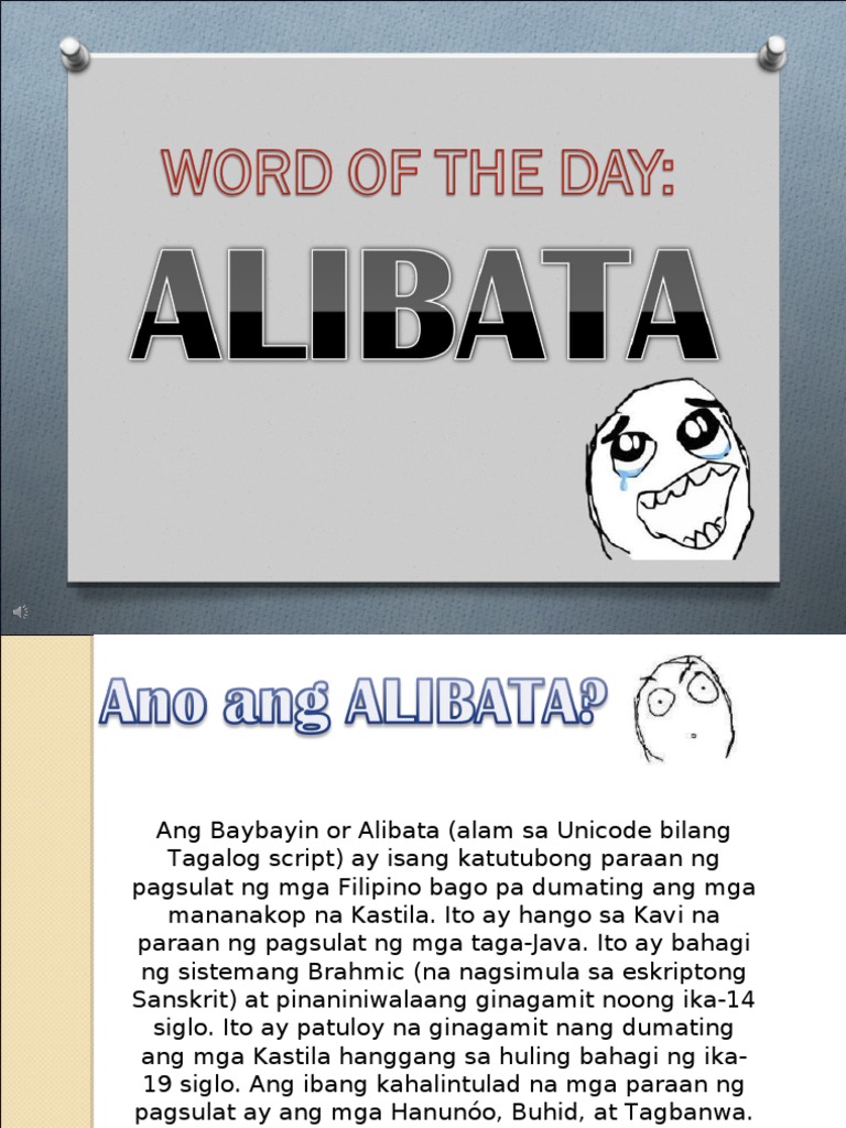 Alibata Powerpoint PSTXN | PDF