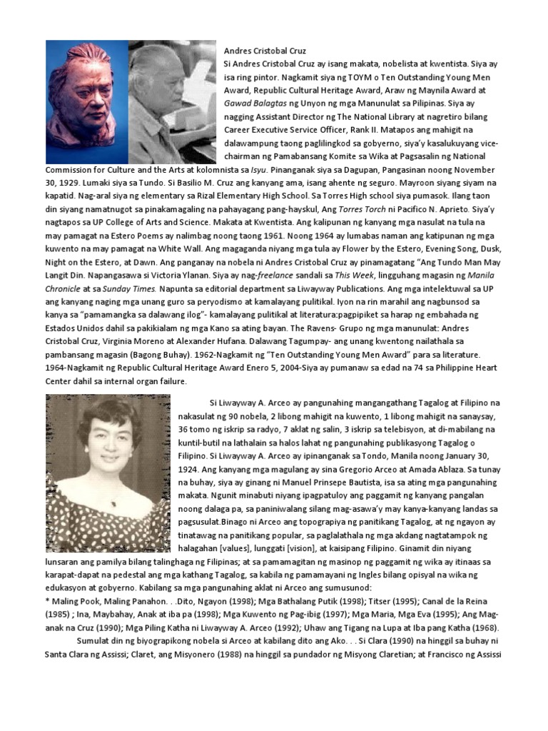 Talambuhay In English