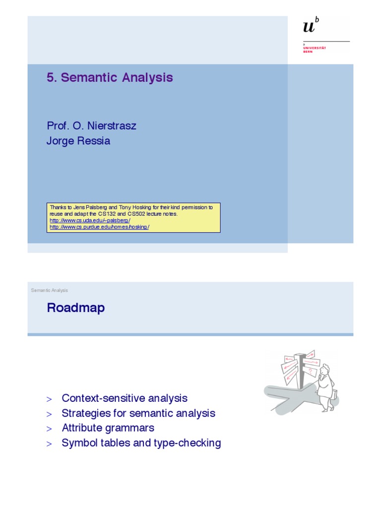 Semantic Analysis | PDF | Scope (Computer Science) | Compiler