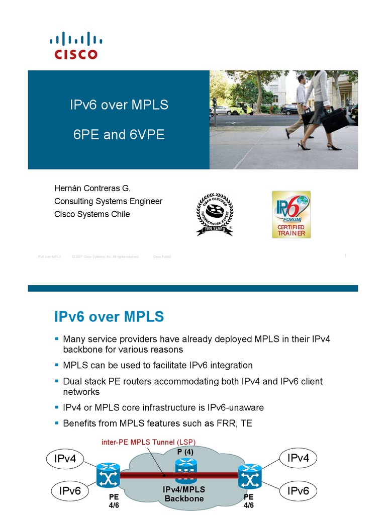 6PE_6VPE_LACNIC | Multiprotocol Label Switching | I Pv6