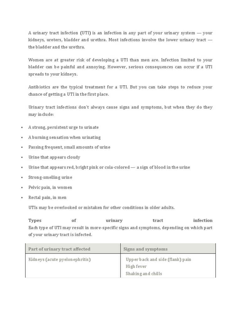 UTI | Urinary Tract Infection | Urinary Incontinence