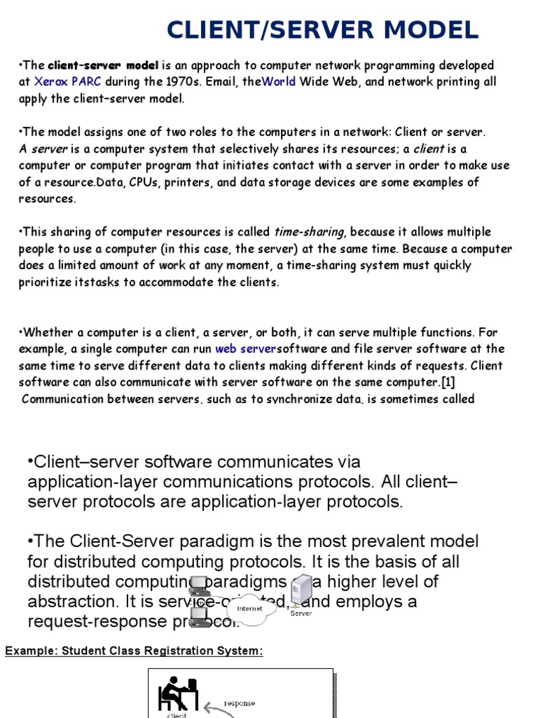 Client Server Project | PDF | Client–Server Model | World Wide Web