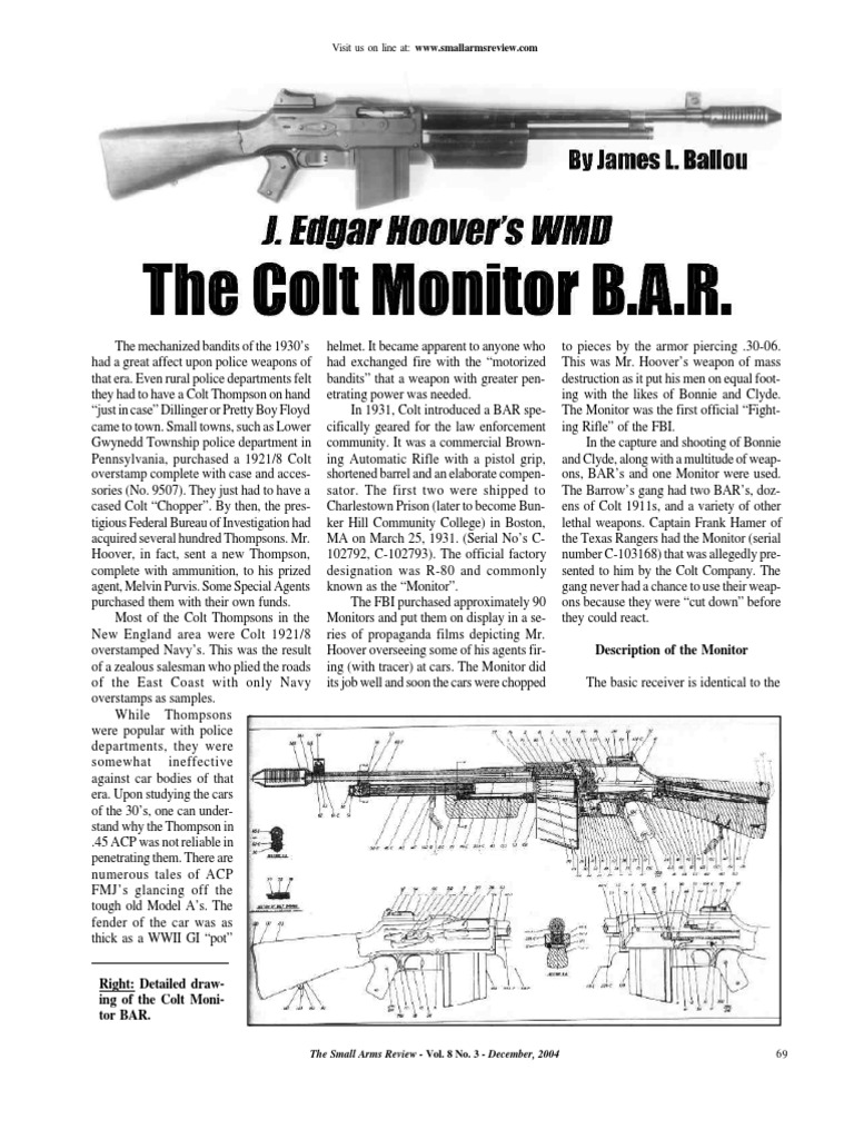 Monitor (BAR For The Feds) | PDF | Magazine (Firearms) | Firearms