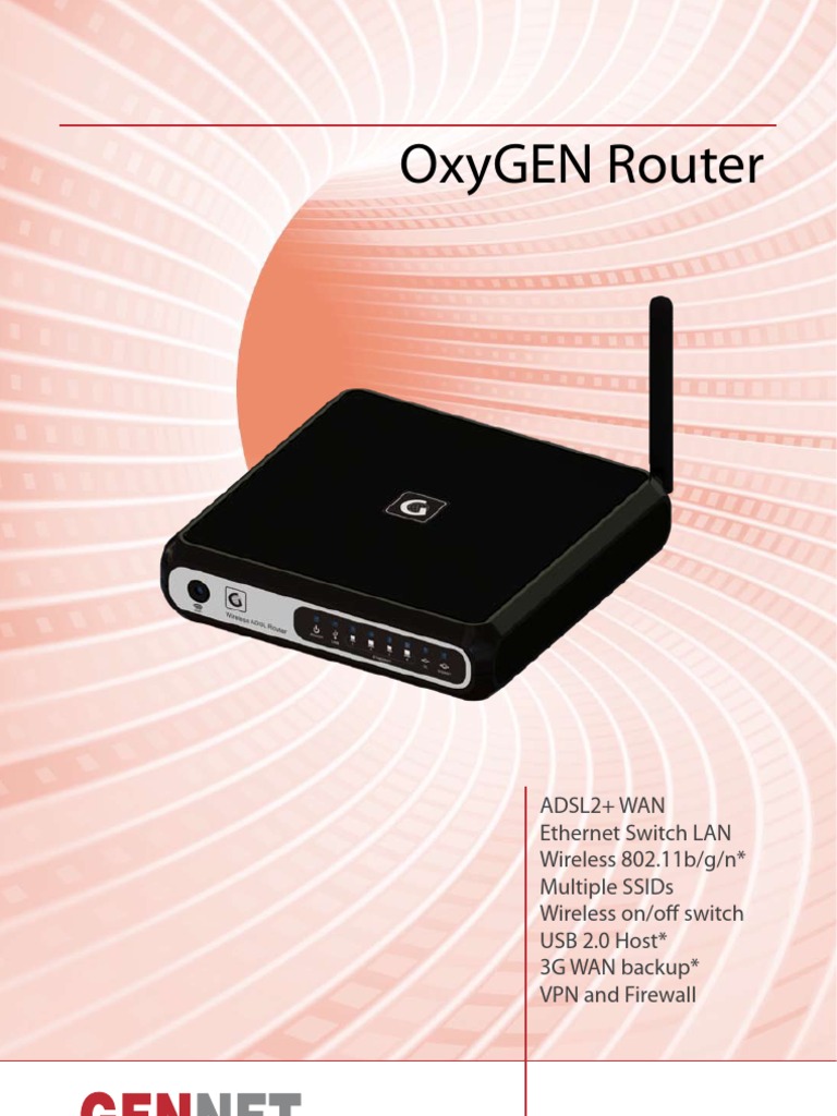 Oxygen Manual | PDF | Router (Computing) | Network Switch