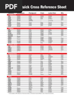 Donaldson Cross Reference