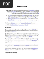 History of the Angles Tribe | PDF | Anglo Saxon England | Late Antiquity