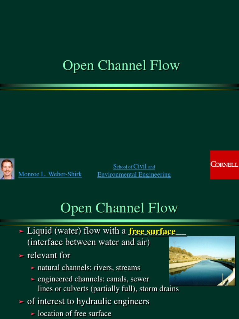 Open Channel Flow | PDF | Materials Science | Physical Phenomena