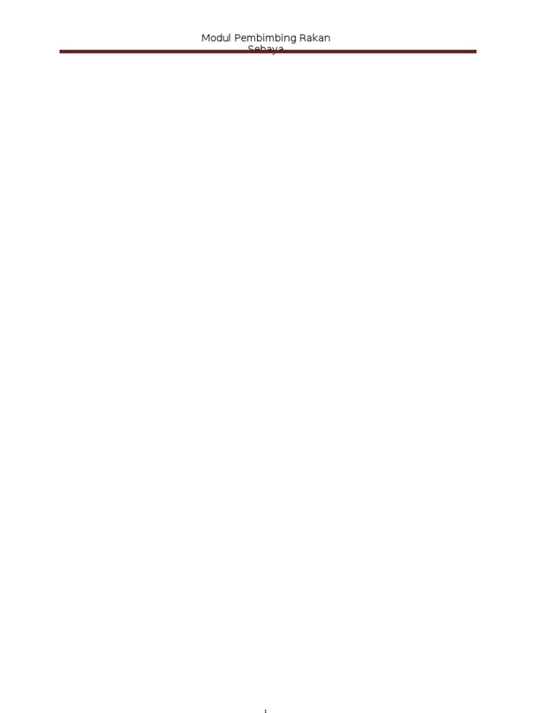 Modul PRS Kebangsaan | PDF