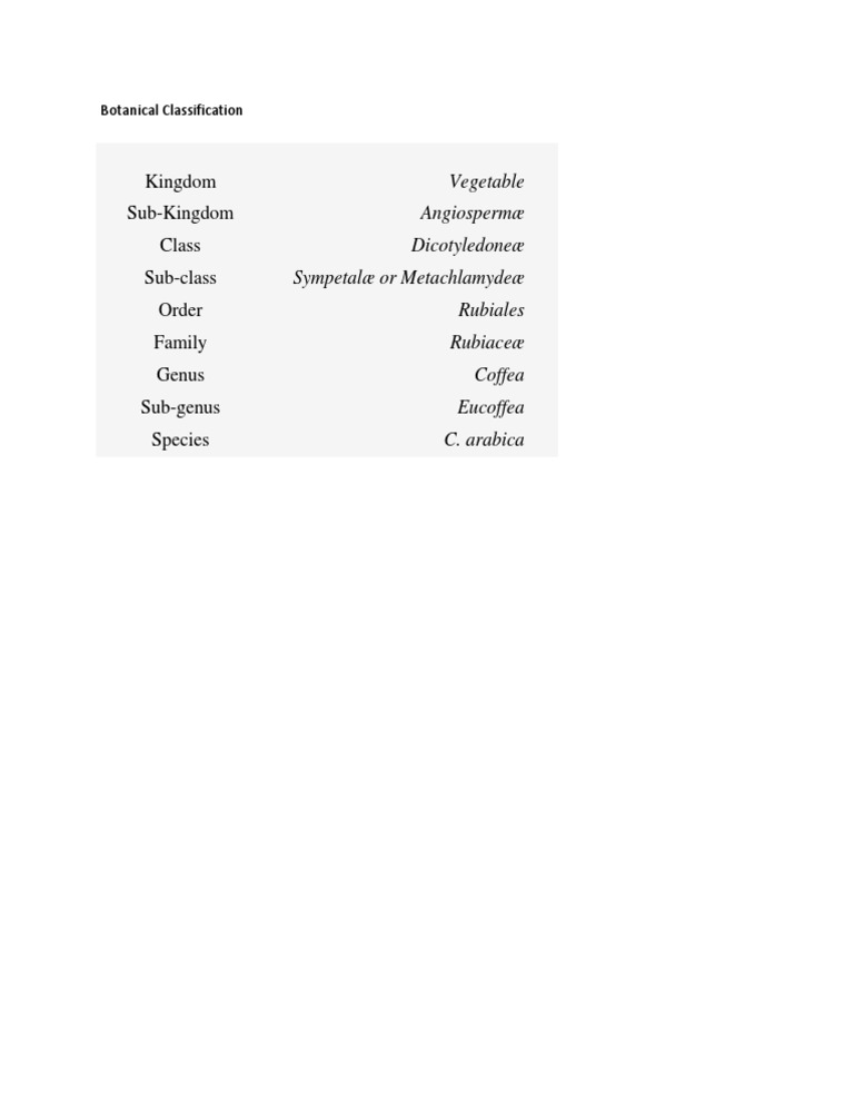 Sub-Kingdom in Botanical Classification | PDF
