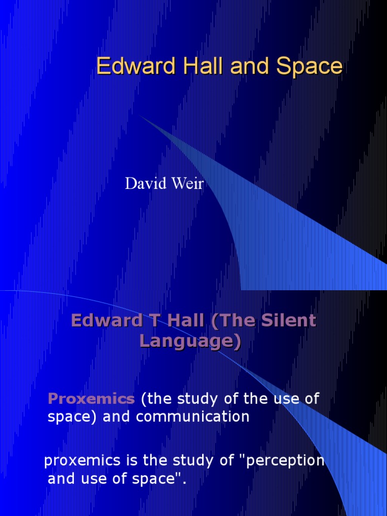 Edward Hall and Space | PDF | Metaphysics Of Mind | Social Psychology
