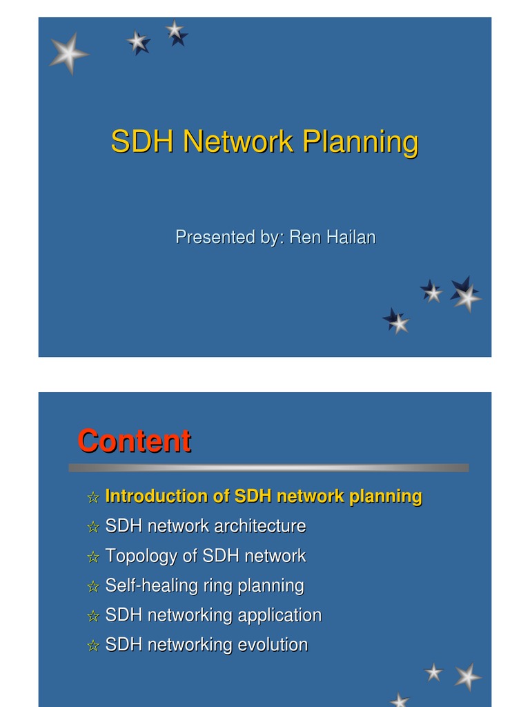 SDH Planning | PDF | Network Topology | Computer Network