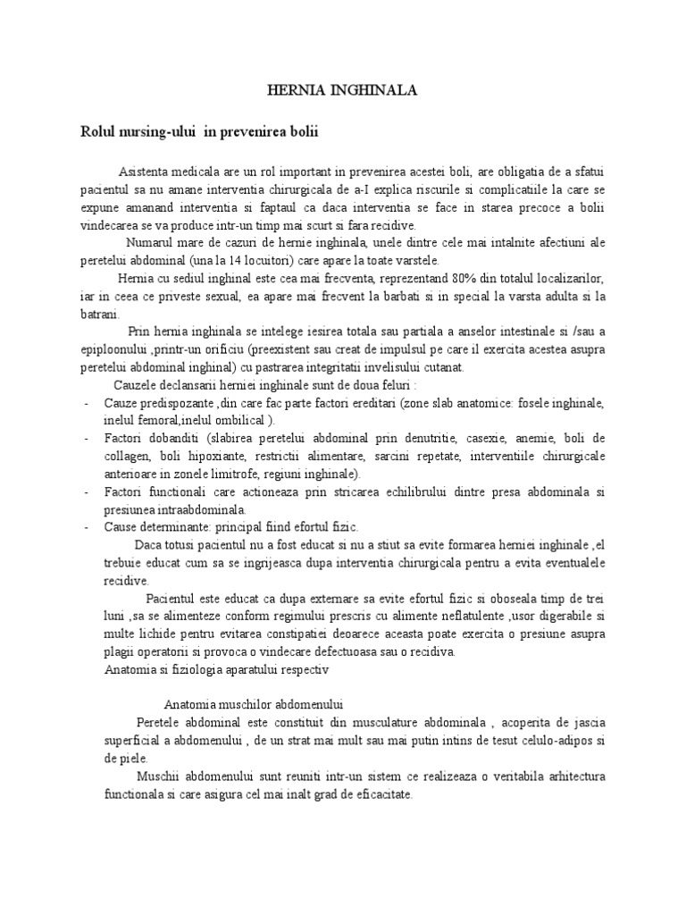 Hernia Inghinala 1 PDF | PDF
