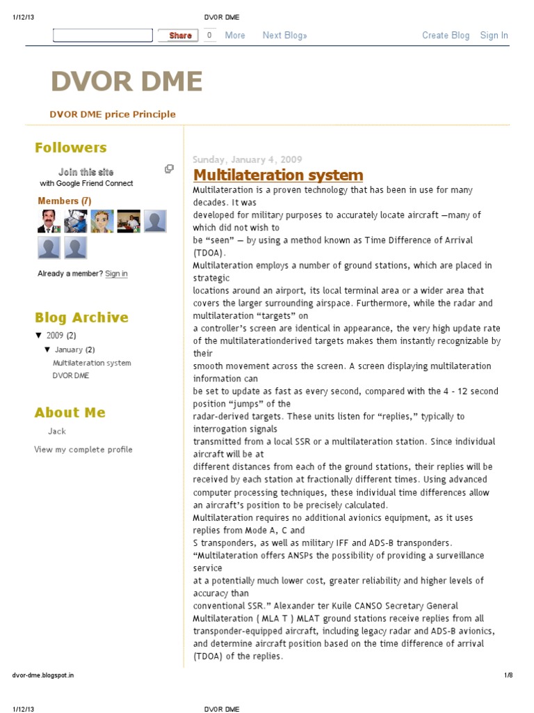 DVOR DME | Radio Technology | Telecommunications Engineering | Free 30 ...