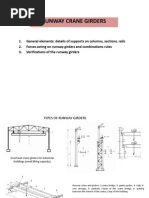 Crane Girder Design Calculations | PDF | Crane (Machine) | Applied And ...