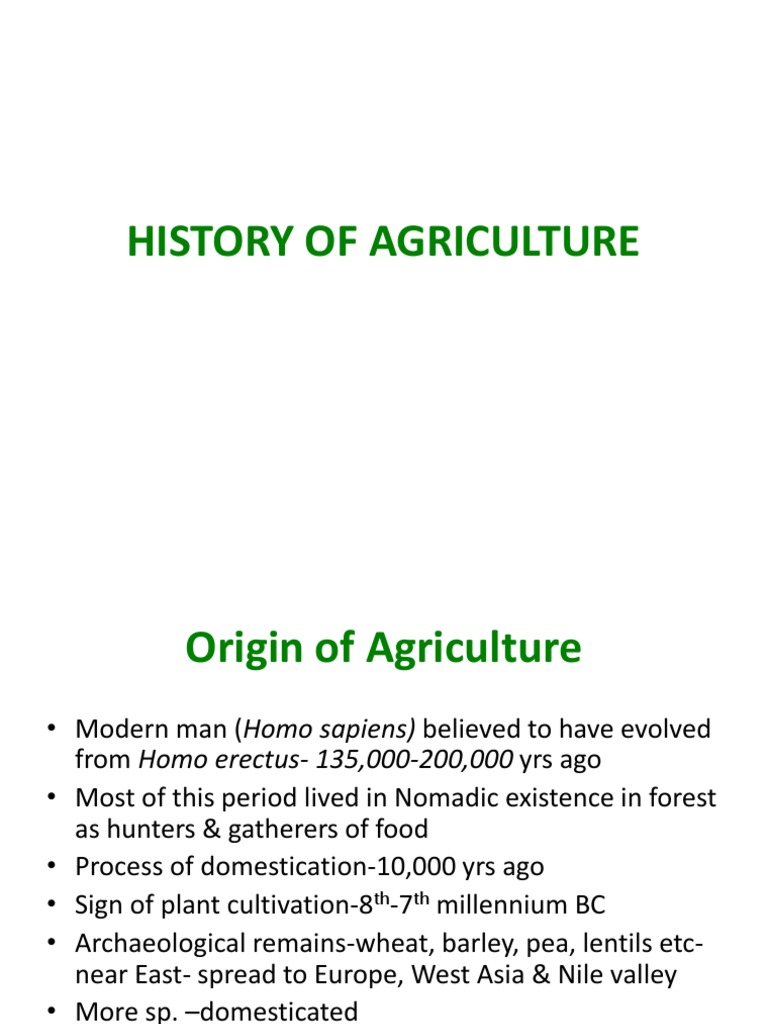 184 History of Agriculture | PDF | Agriculture | Wheat