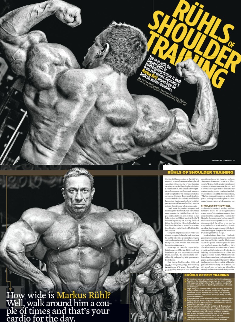 Markus Ruhl Biceps Size