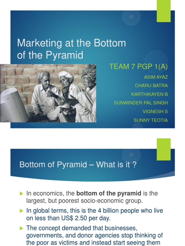 Marketing Strategies for BOP Markets | PDF | Economies | Business
