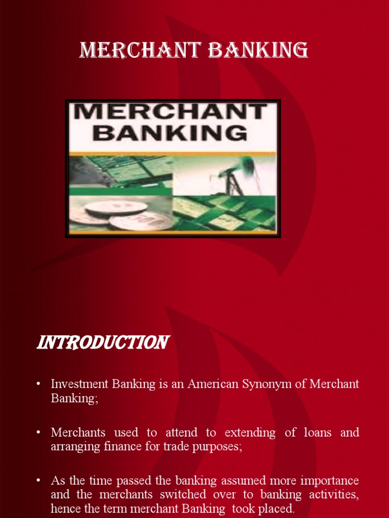 Merchant Banking Essentials | PDF | Banks | Securities (Finance)