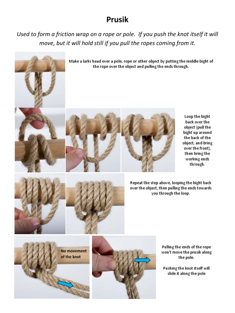 Prusik Knot Guide for Climbers | PDF
