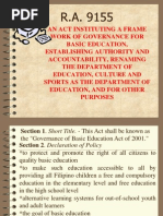 Ra 8190 Localization Act | PDF | Repeal | Teachers