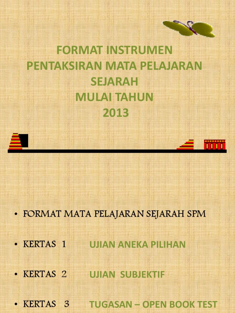 Format Sejarah SPM2013 | PDF