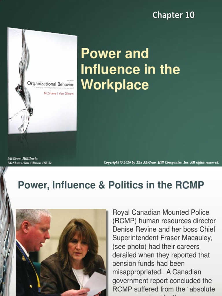 Power Influence in The Workplace | PDF | Persuasion | Organizational ...