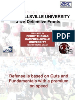 Attacking The 3-3 Stack Defense | PDF | Quarterback | Gridiron Football