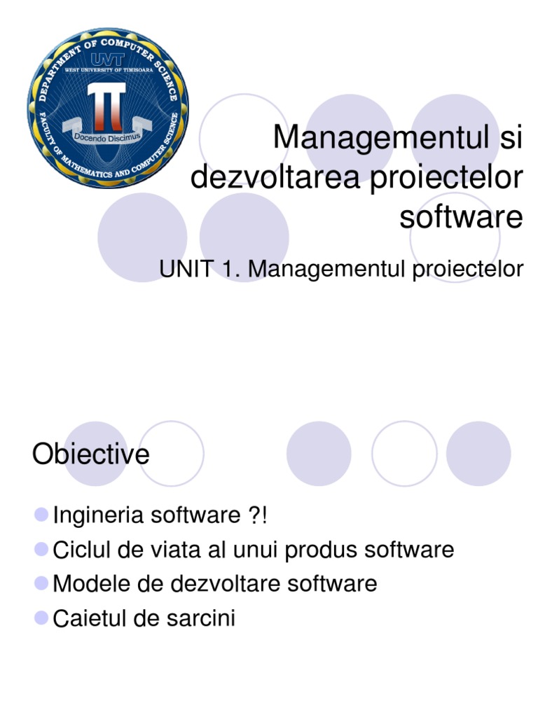 Managementul Proiectelor | PDF
