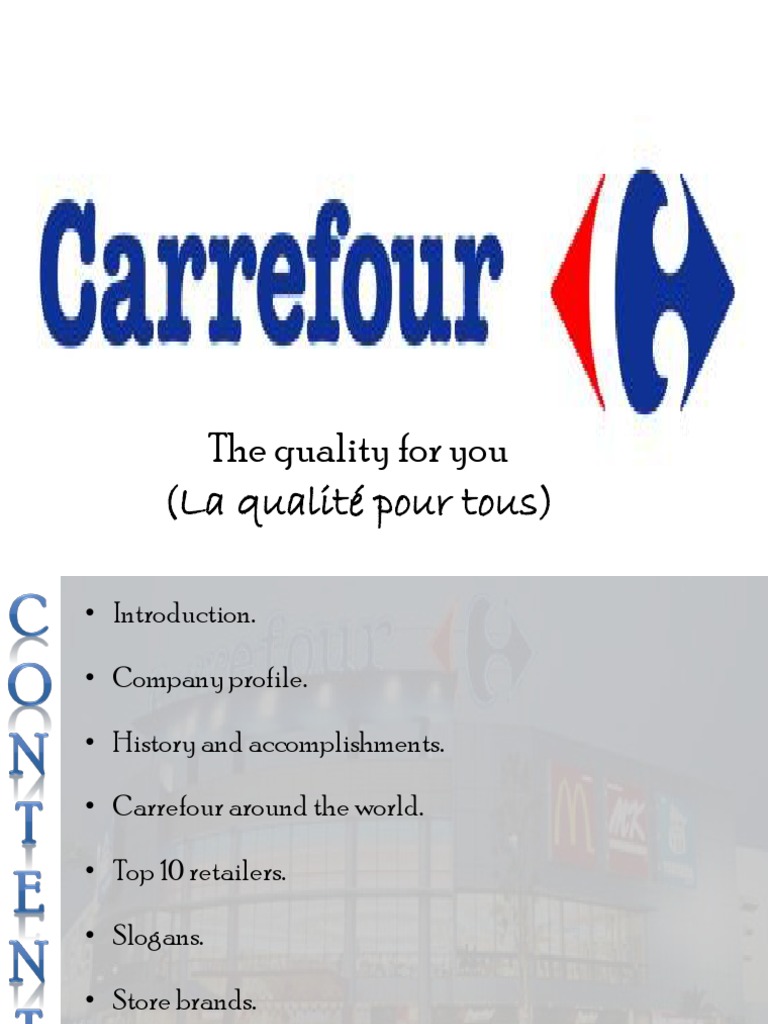 Carrefour Presentation Worlswide. | PDF | Big Box Store | Retail