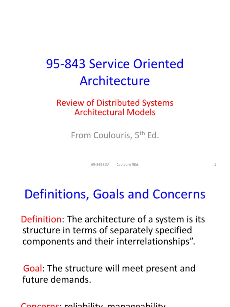 A Review of Distributed Systems Architectural Models and Communication Paradigms Based on ...