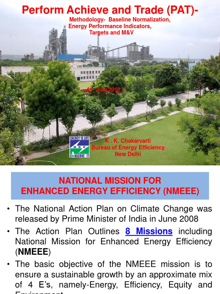 PAT Scheme in India | PDF | Efficient Energy Use | Kilowatt Hour