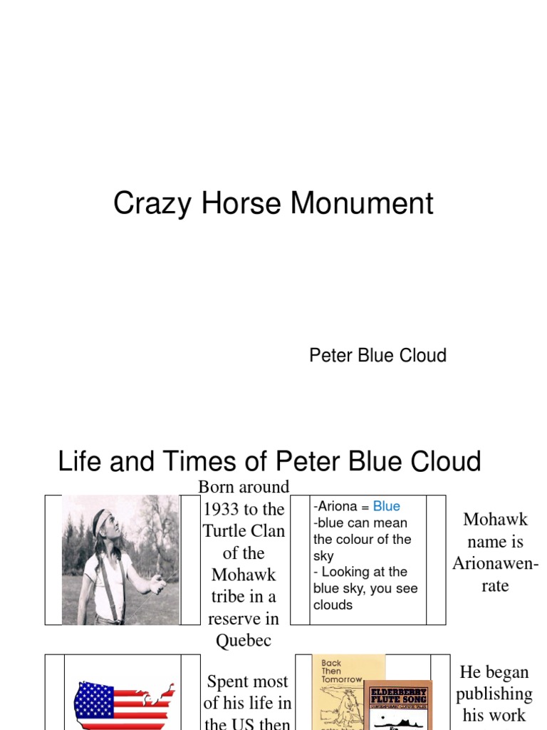 Crazy Horse Monument: A Poetic Critique | PDF | Lakota People ...