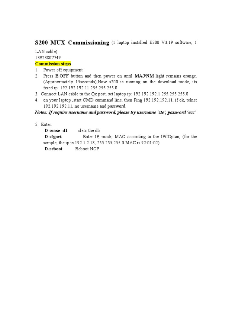Zte S200 Mux | PDF | Computing | Computer Hardware