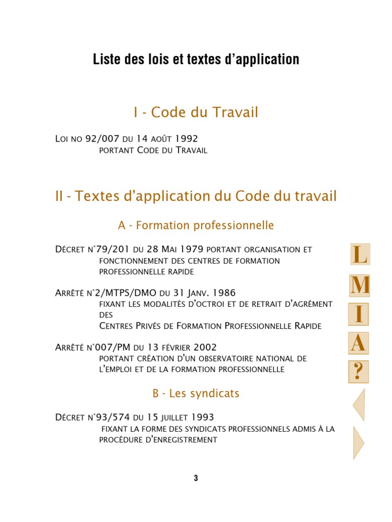 Code Du Travail