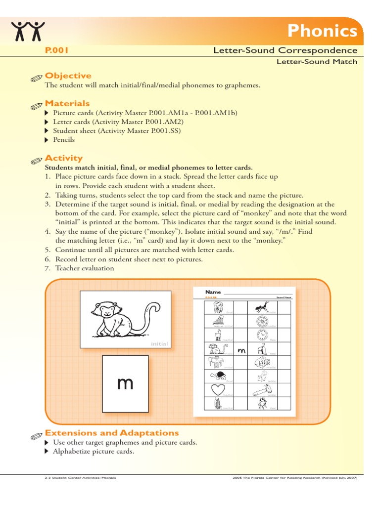 2nd and 3rd Grade Phonics Letter Sound Correspondence | Phonics | Syllable