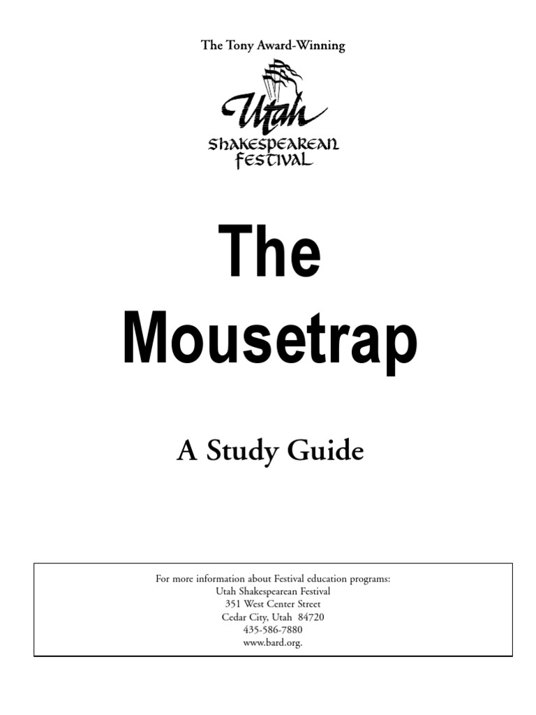 A Guide to Agatha Christie's Long-Running Mystery Play 'The Mousetrap' | PDF | Detective Fiction ...