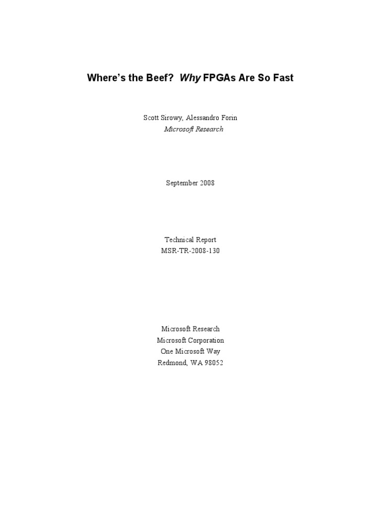 Why FPGAs Are So Fast? | PDF | Field Programmable Gate Array | Data Compression